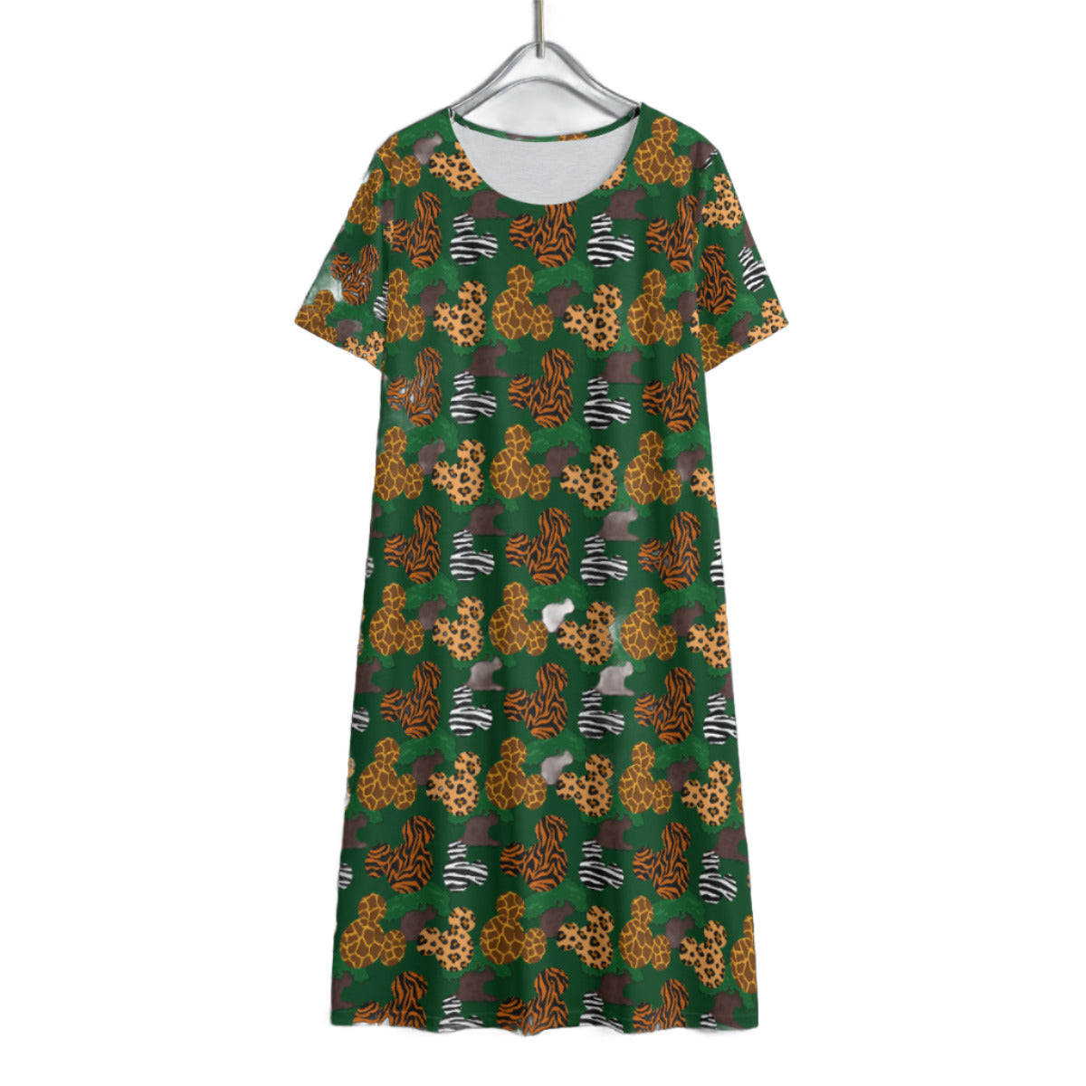 Disney Animal Prints Women's Swing Dress With Short Sleeve – Ambrie
