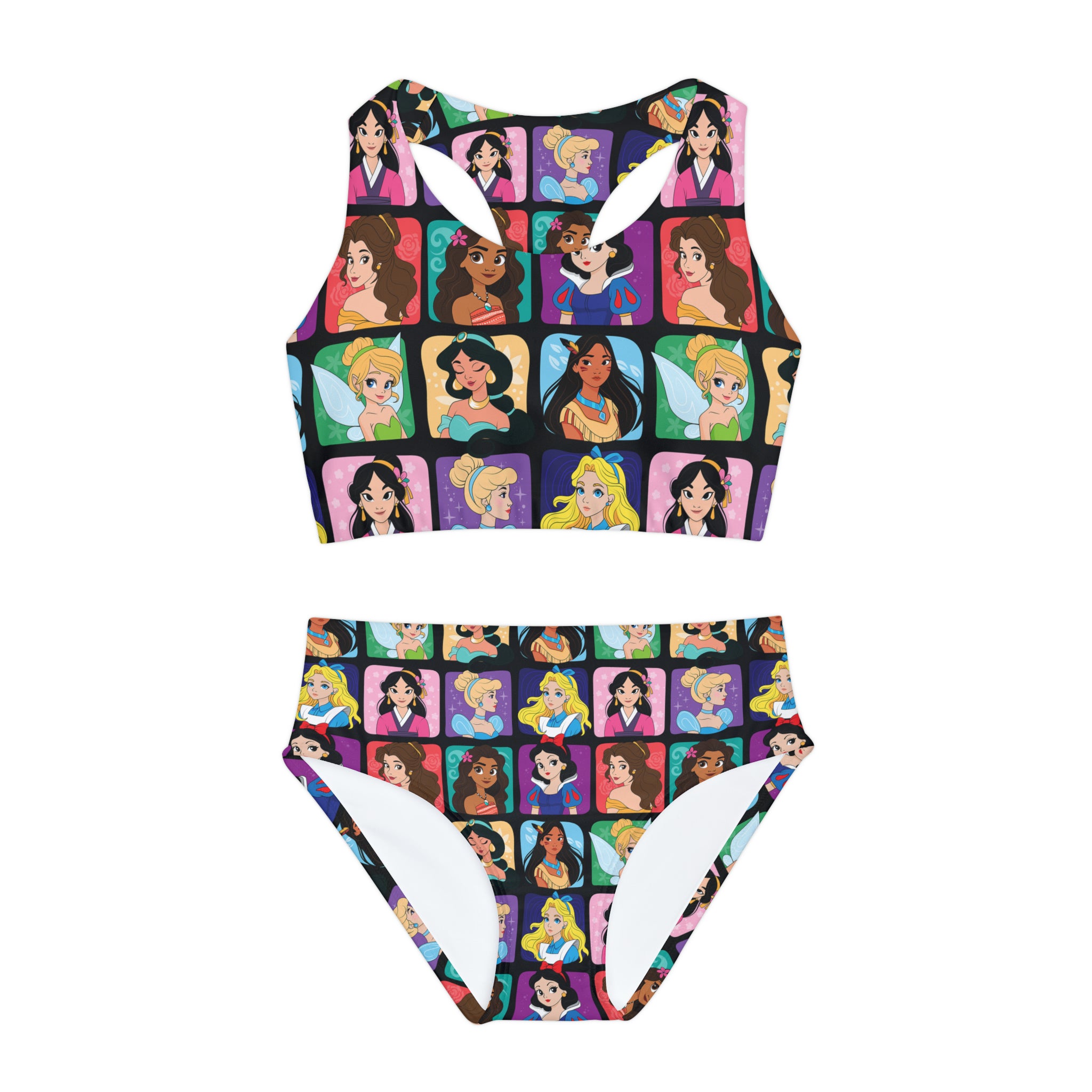 Princess Portraits Girls Two Piece Swimsuit – Ambrie