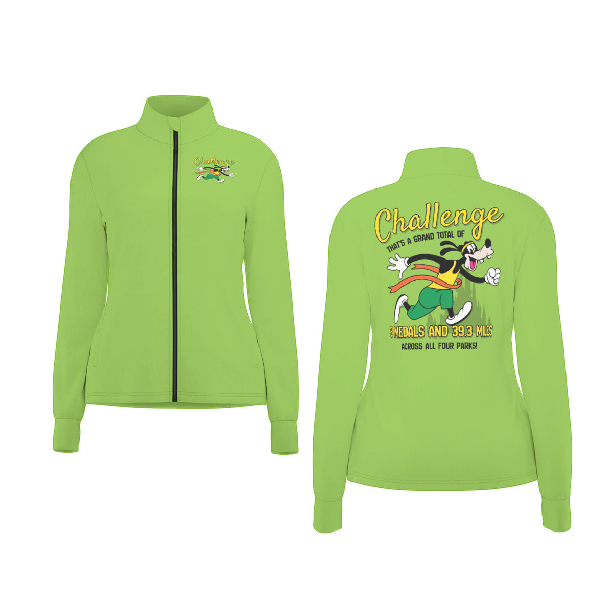 Goofy Challenge Women's Athletic Long Sleeve Thumbhole Jacket – Ambrie