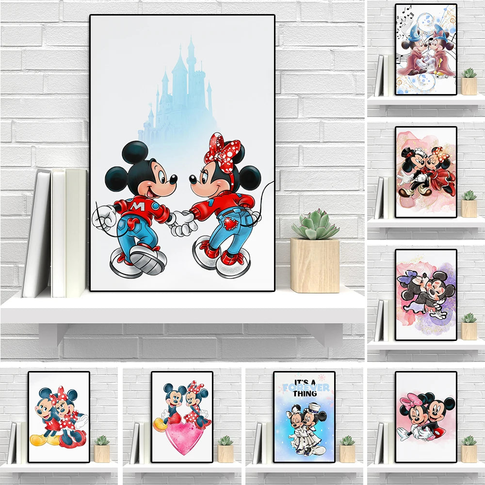 Disney Watercolor Abstract Wall Poster – Ambrie
