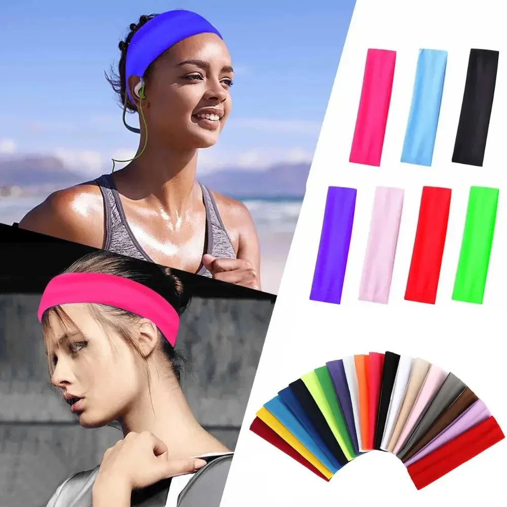 Solid Sports Sweat Headband – Ambrie