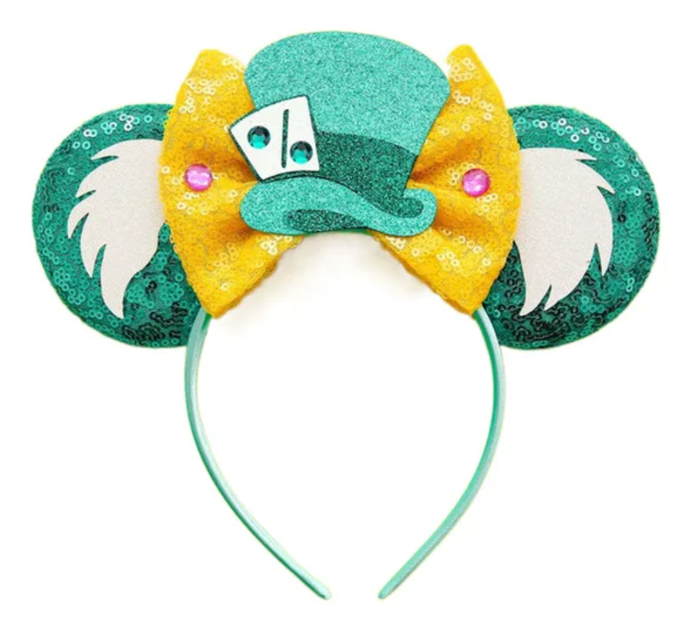 Disney Alice In Wonderland Mad Hatter Ears For Adults Headband Hair Ac ...