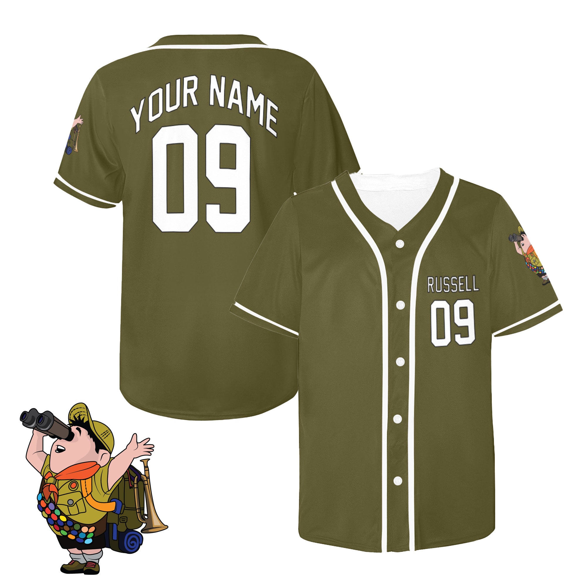 Up Russell Customizable Jersey (Adults And Kids Sizes) – Ambrie