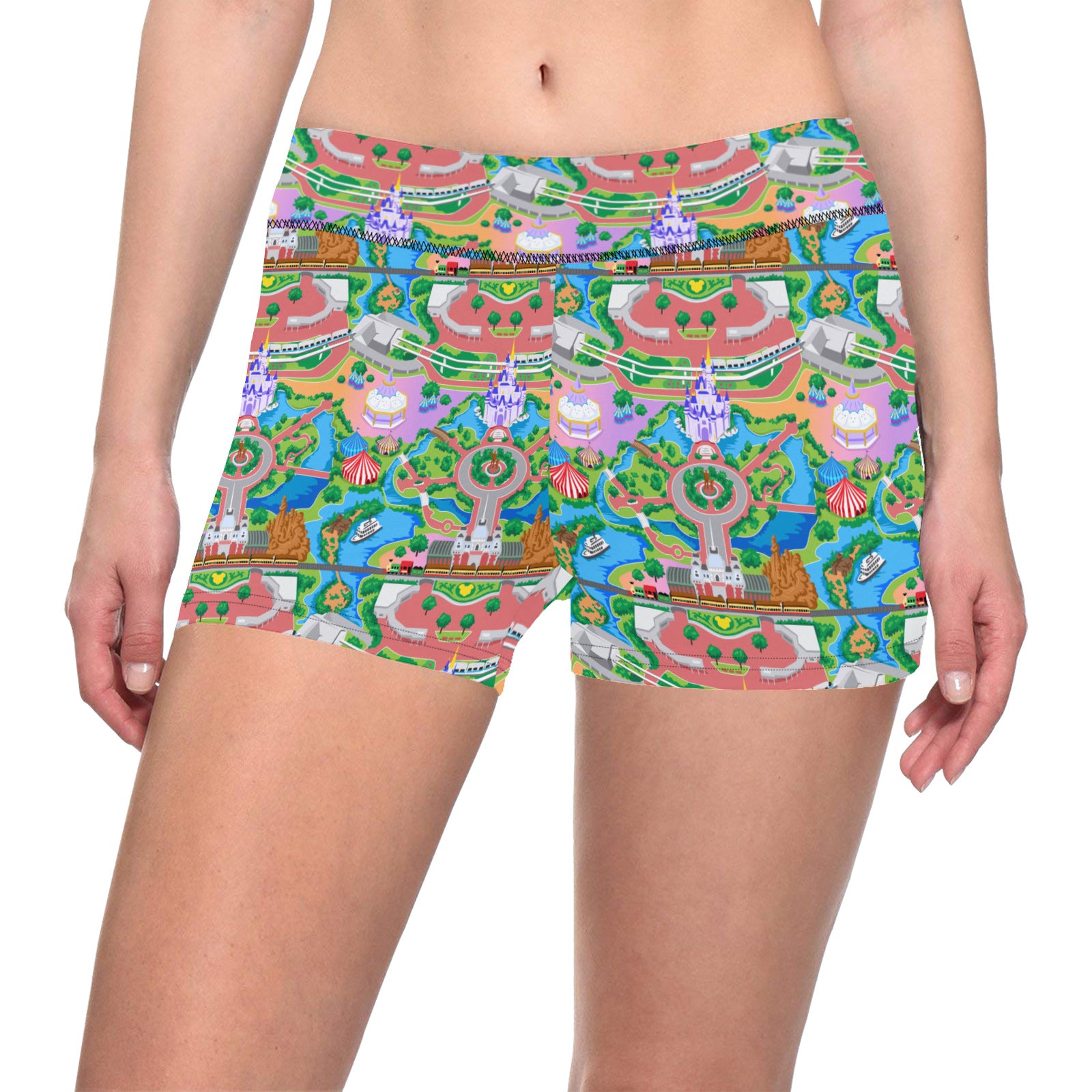 Park Map Women's Short Leggings – Ambrie