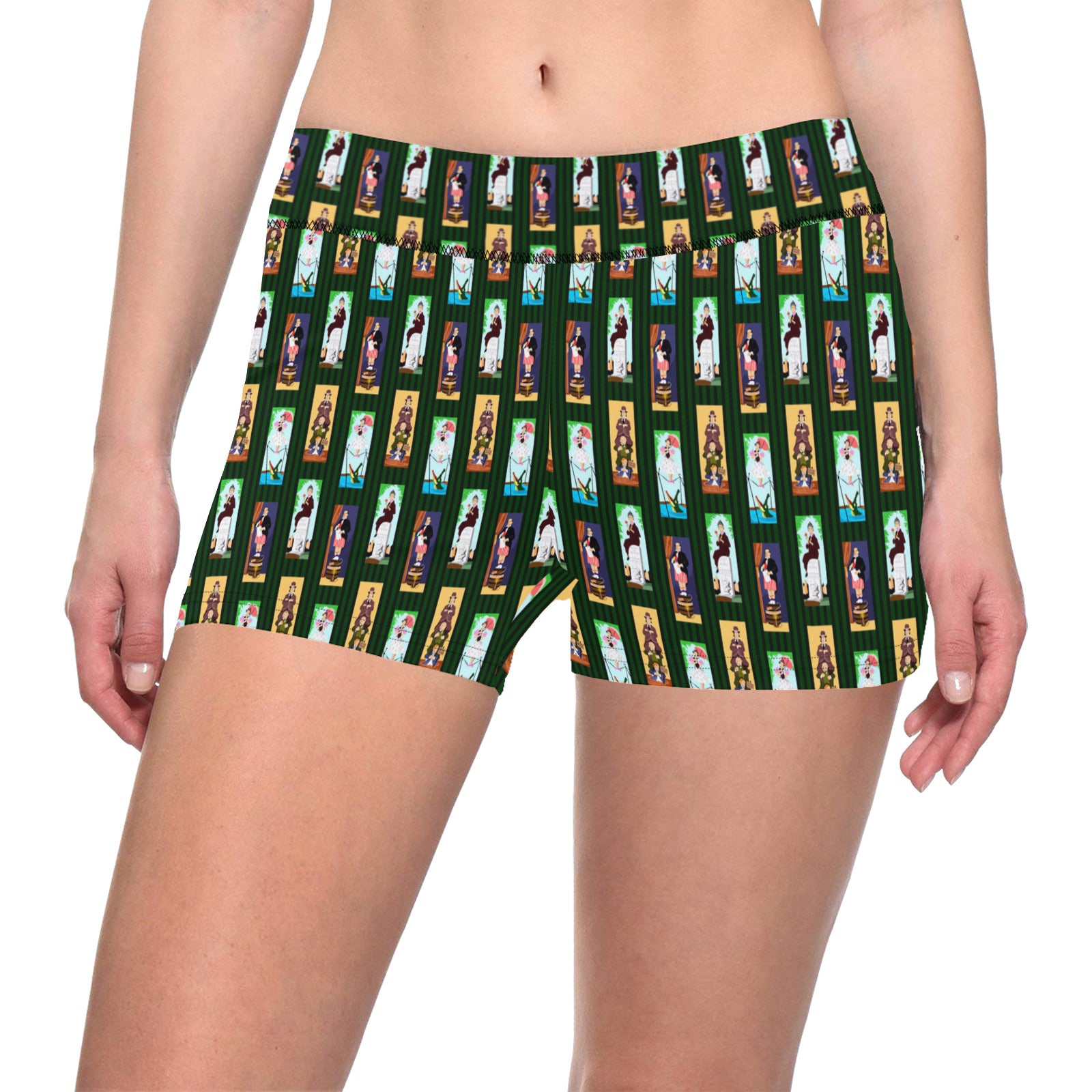 Haunted Paintings Women's Short Leggings – Ambrie