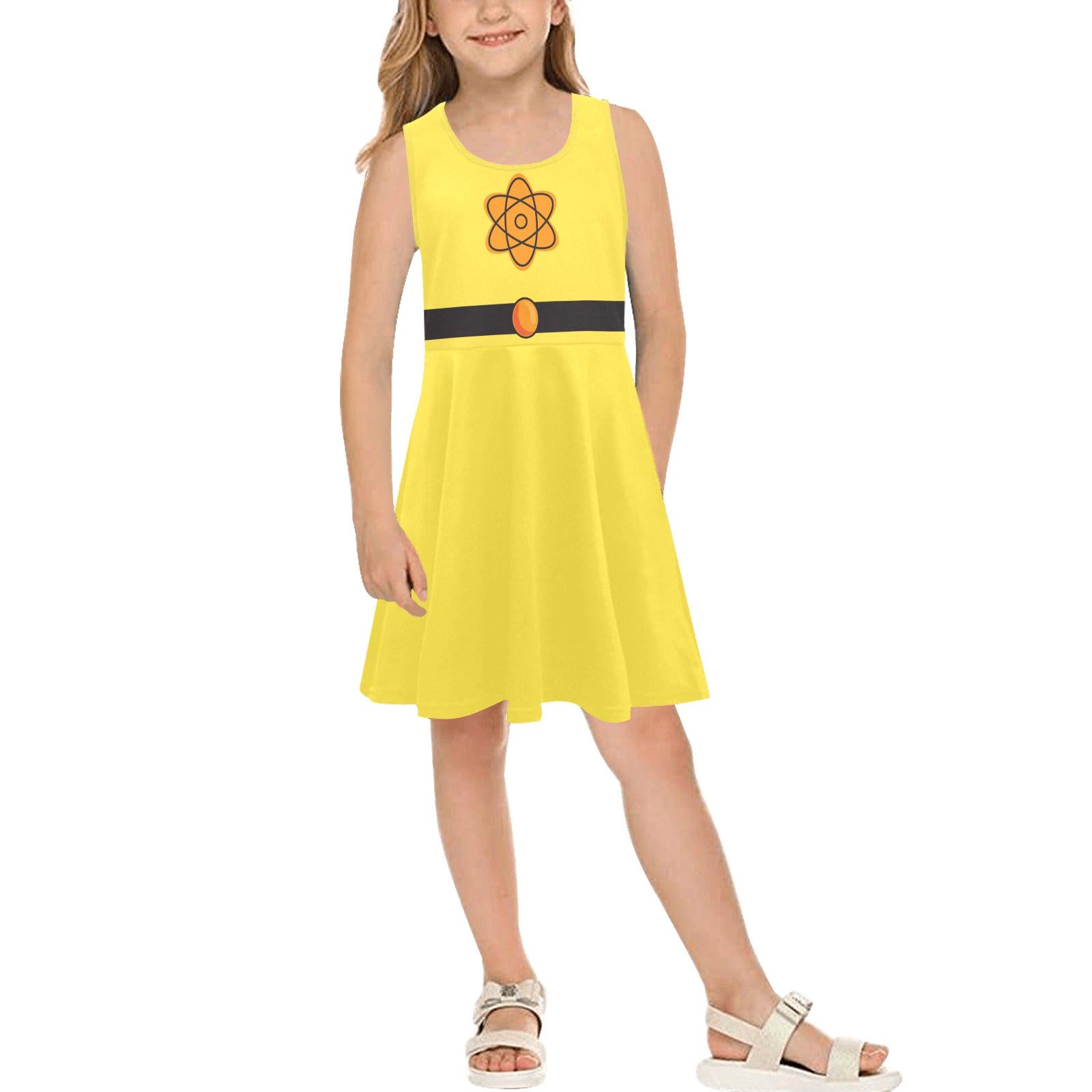 Disney Goofy Movie Powerline Girls' Sleeveless Character Sundress – Ambrie