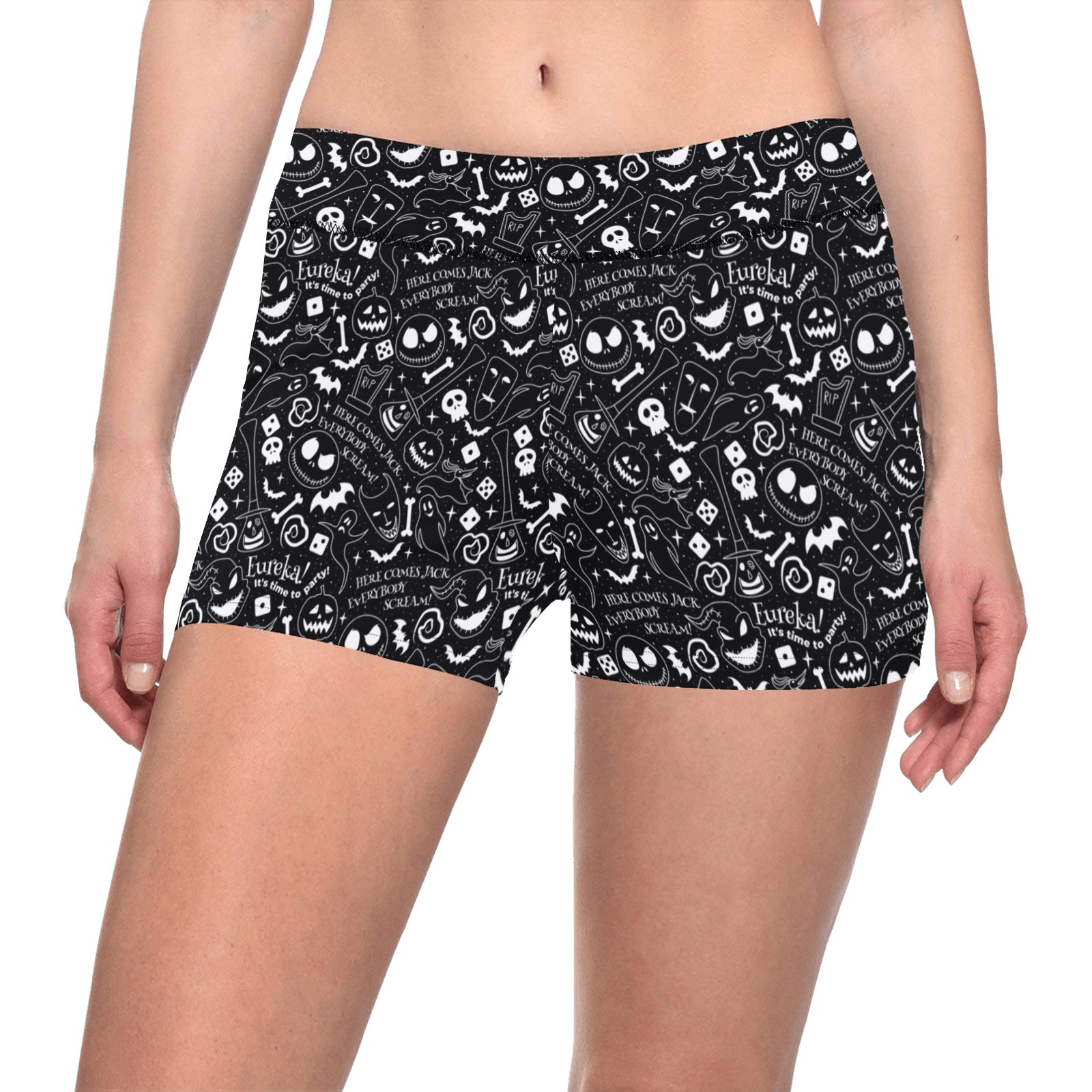Disney Nightmare Before Christmas Everybody Scream Women's Short Leggi ...